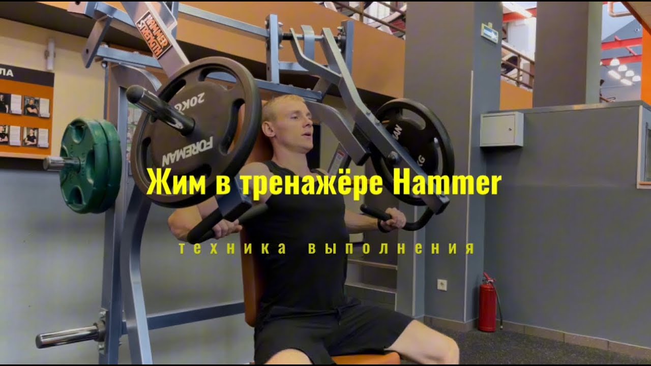 Жим в тренажёре Hammer техника выполнения Youtube
