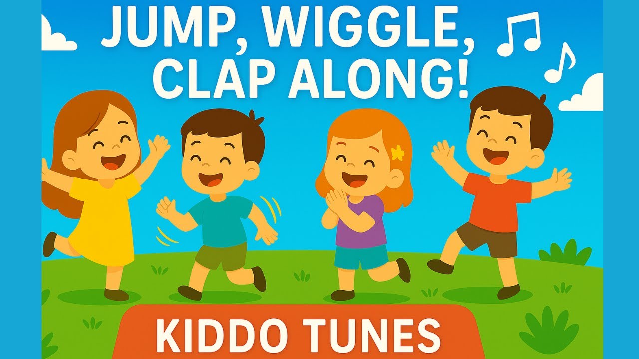 Jump, Wiggle, Clap Along! 🎶 | Fun Action Song for Kids | Kiddo Tunes ...