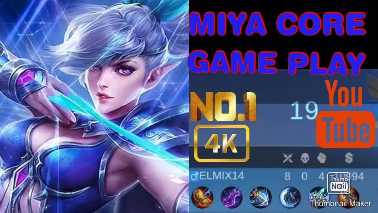 MIYA CORE GAMEPLAY BEST BUILD - YouTube