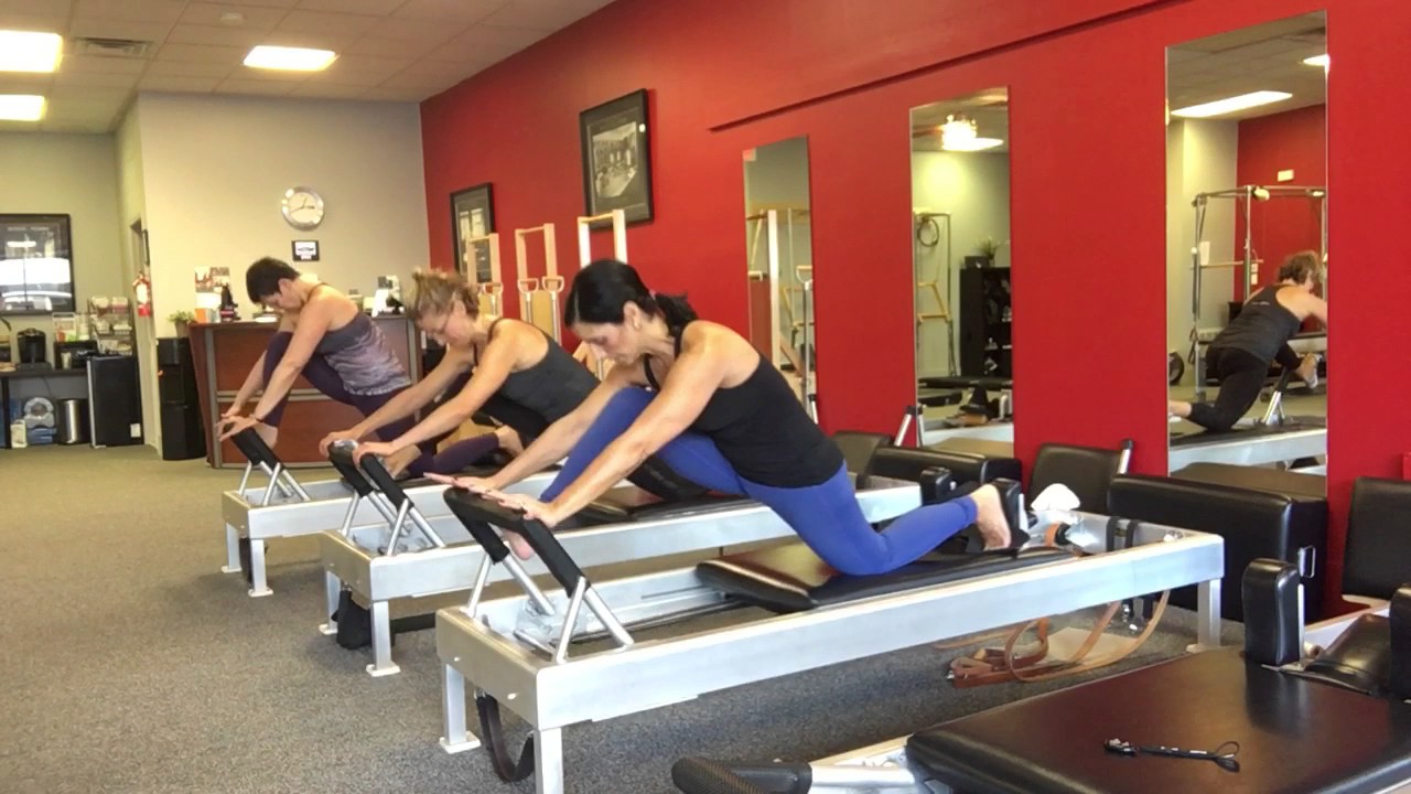 Front splits - Pilates Reformer - YouTube