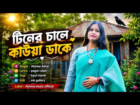 Tiner chale kauwa dake 🔥  টিনের চালের কাউয়া ডাকে 💗 bangla tiktok trending viral gaan almina aktar