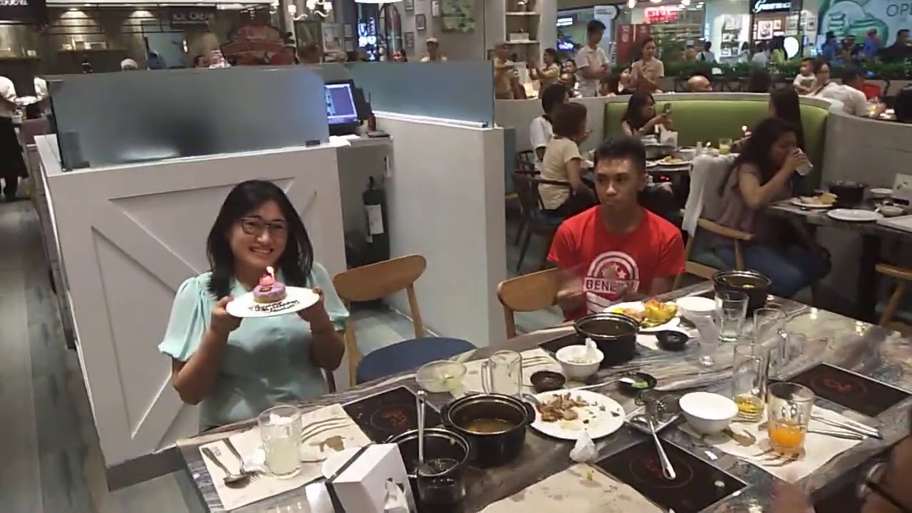 Celebrating my birthday @ Four Seasons, SM Southmall, LPC - YouTube