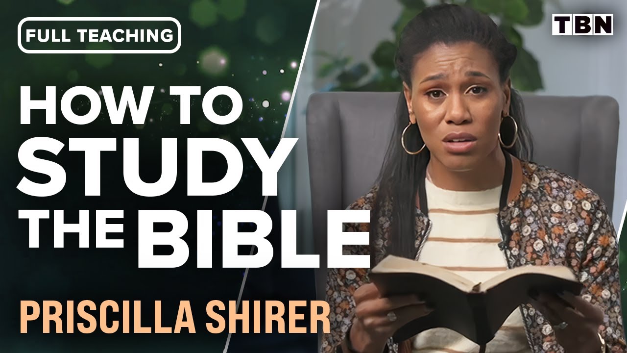Priscilla Shirer: How to Hear from God in Your Bible Study | TBN - YouTube