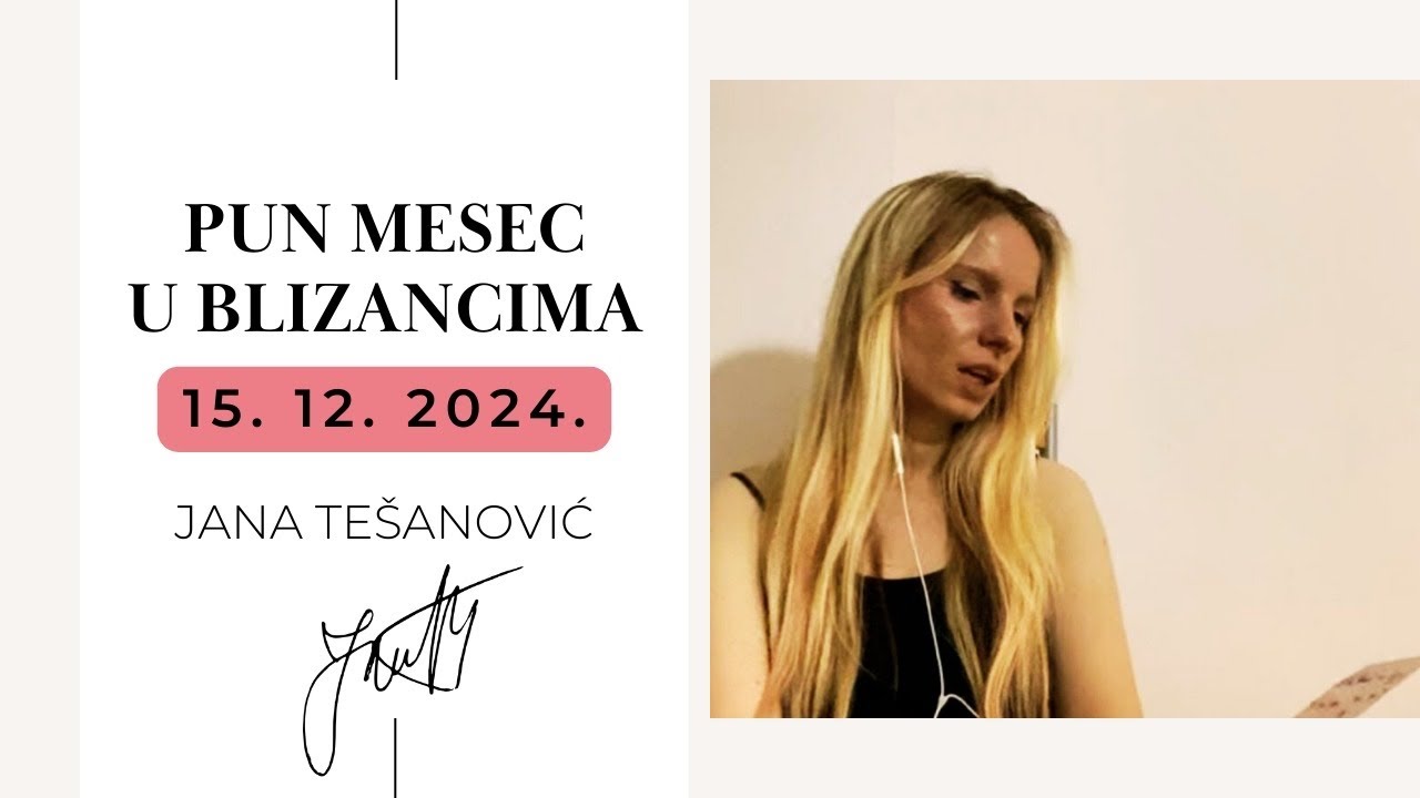 🍿Pun Mesec u Blizancima🌌 Nedeljni horoskop 9.-15. decembar 2025 ...