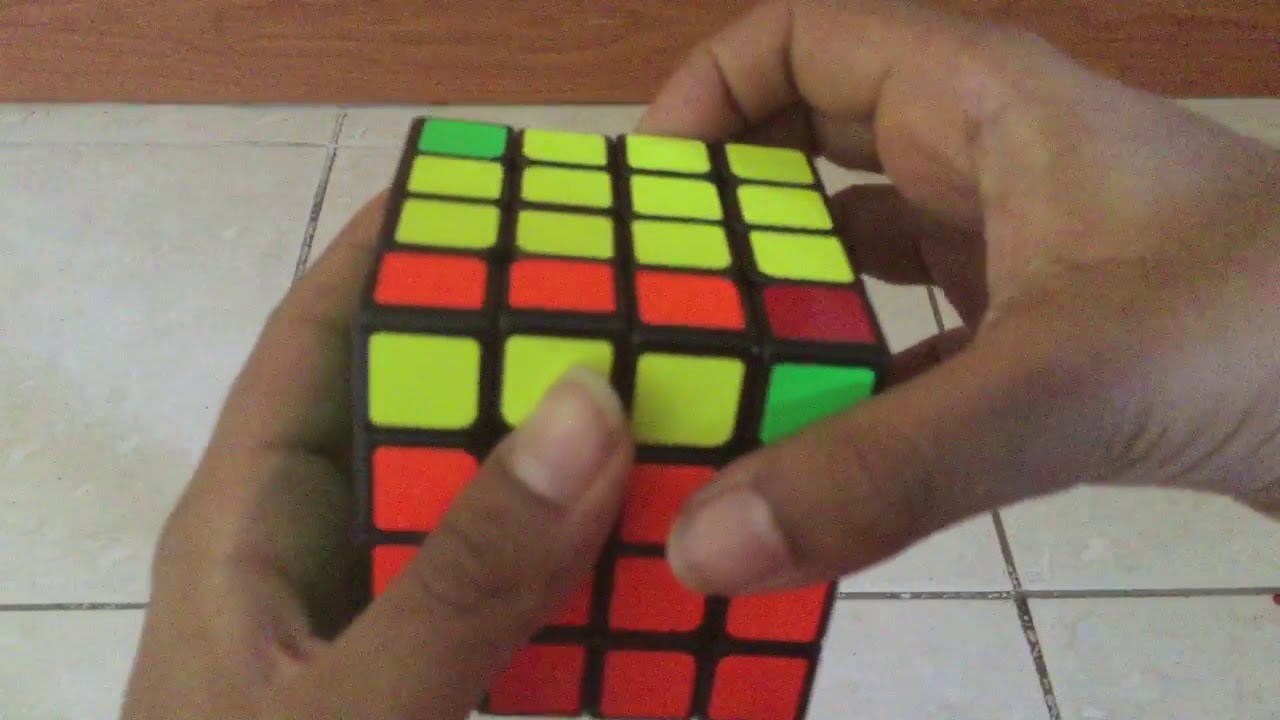 The edge parity - how to solve the 4x4 part 6 - YouTube