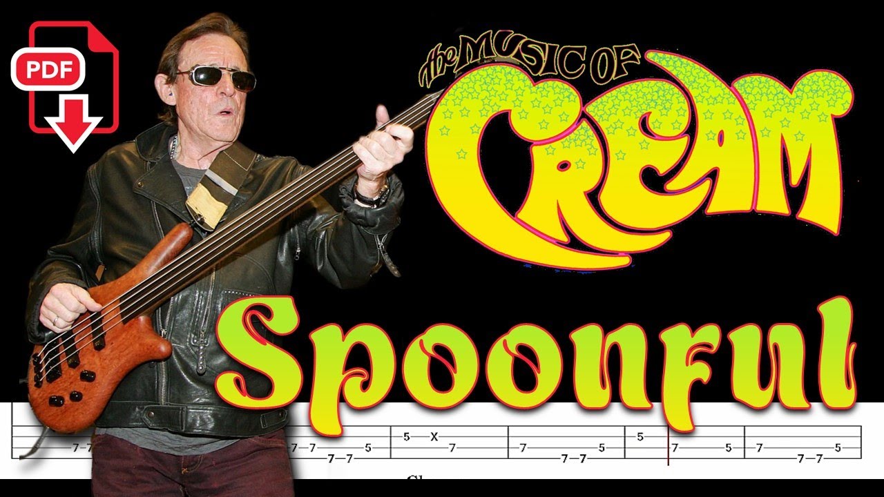 Cream - Spoonful (🔴Bass Tabs | Notation) @ChamisBass #creambass # ...
