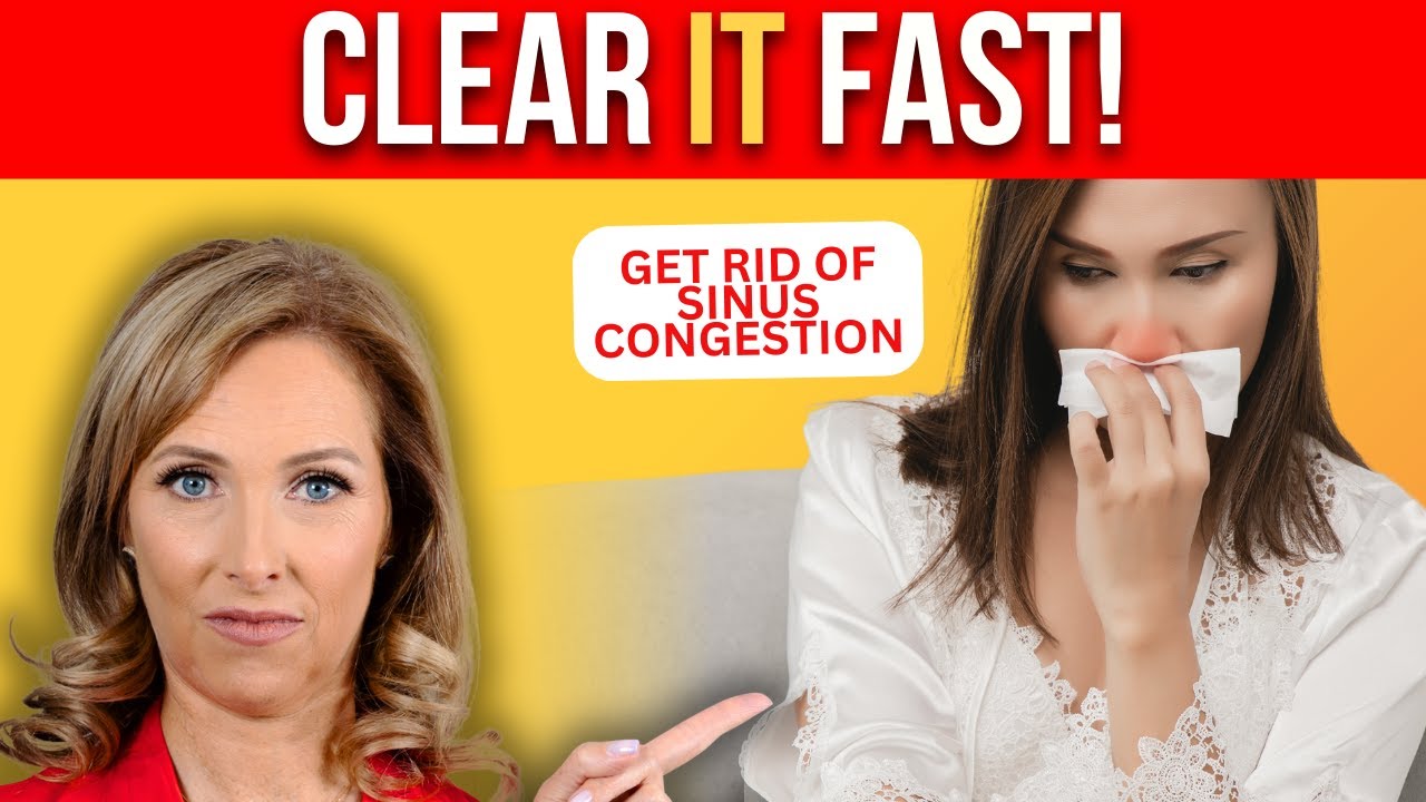 How to Clear Sinus Congestion Fast! | Dr. Janine - YouTube