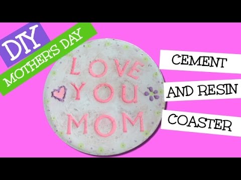 DIY Mother's Day Concrete & Resin Coaster Another Coaster Friday Craft ...