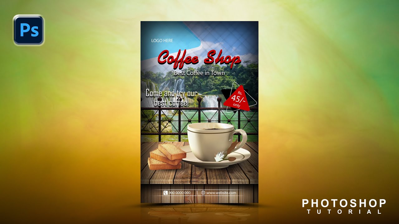 Manipulation Flyer Design in Photoshop | Adobe photoshop tutorial - YouTube