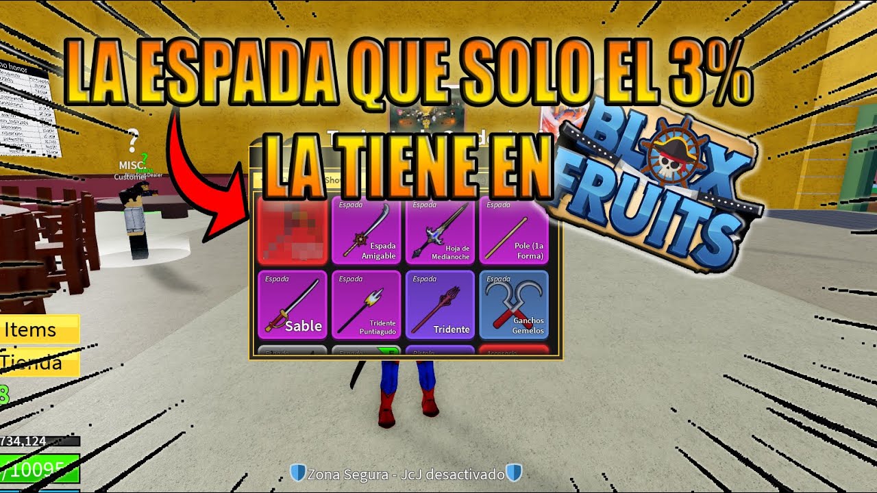 LA ESPADA QUE NADIE TIENE EN BLOX FRUITS *tener esta espada cuesta ...