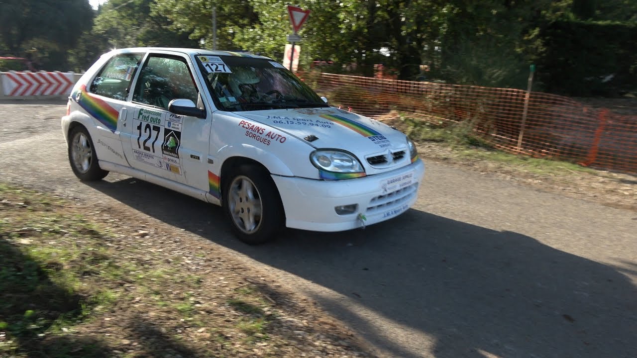 Rallye de Sarrians 2019 - Citroën Saxo VTS N°127 - Stéphane POINT et ...