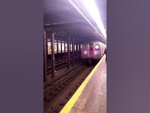 R68 R68A B trains R68 D trains action at 170th Street - YouTube