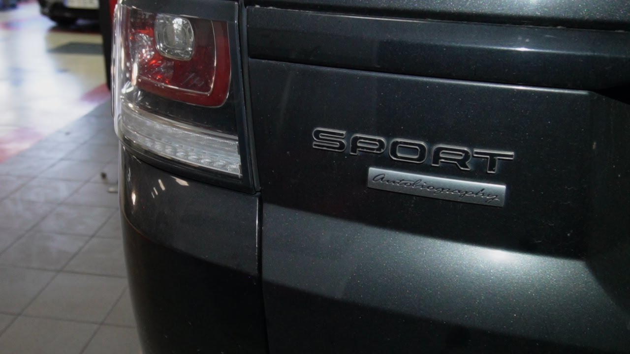 Range Rover sport battery location - YouTube