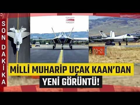 #SONDAKİKA | Milli Muharip Uçak KAAN'dan Yeni Görüntü! - TGRT Haber