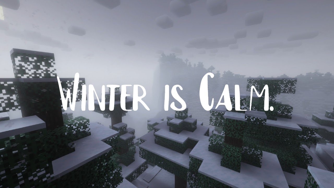 Winter is Calm. | 10 Hour Minecraft Music & Snow Ambience - YouTube