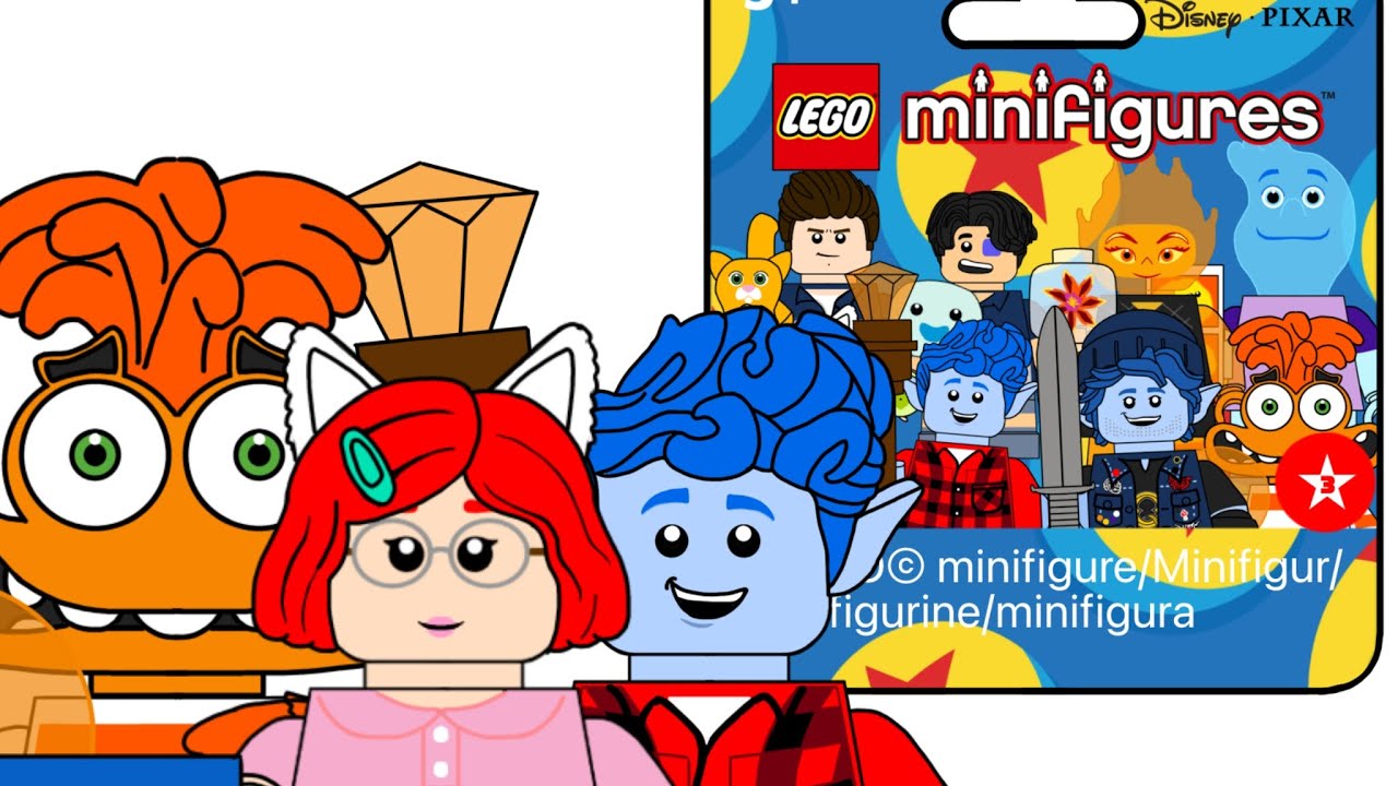 LEGO Disney Pixar CMF series 3 draft - YouTube