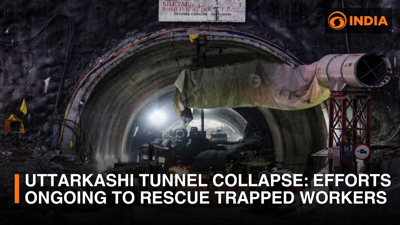 Uttarkashi tunnel collapse: Efforts ongoing to rescue trapped workers ...