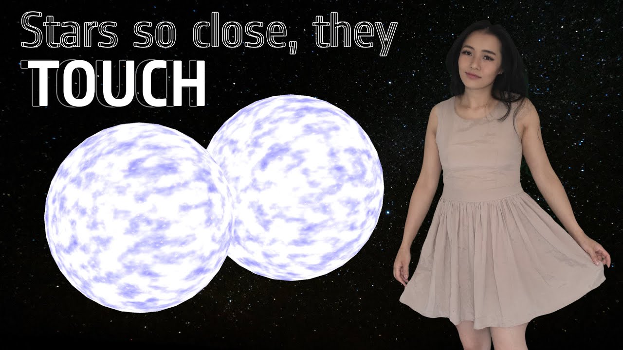 Contact binary VFTS352 - stars so close they touch! - YouTube