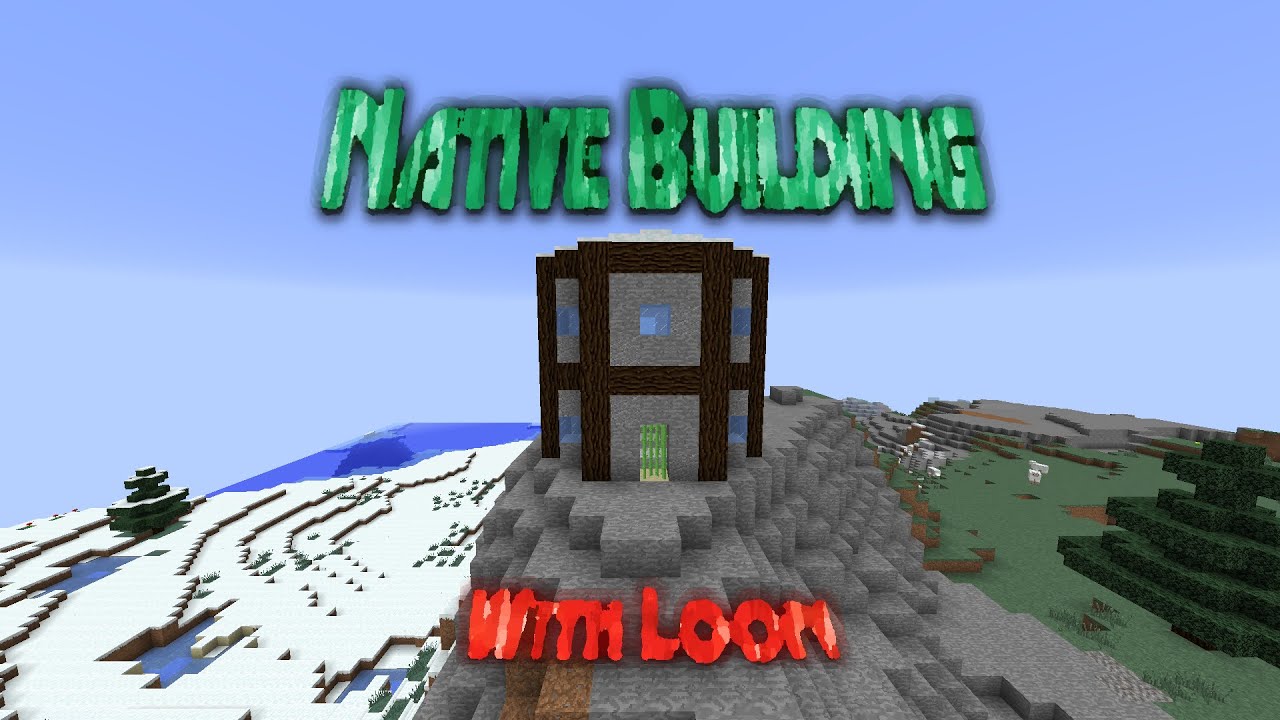 Minecraft - Native Building #1 - Towers With Loon! - YouTube