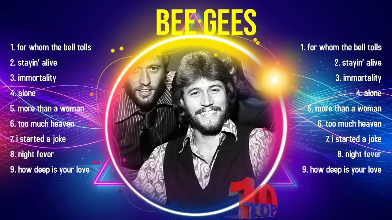 Las 10 mejores canciones de Bee Gees 2024 - YouTube