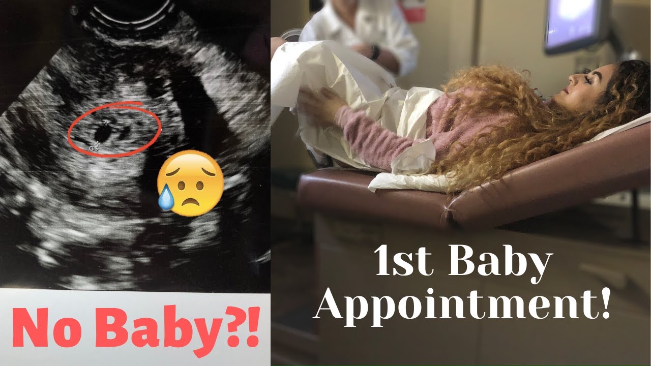 FIRST BABY APPOINTMENT!! | NO BABY FOUND IN GESTATIONAL SAC... - YouTube