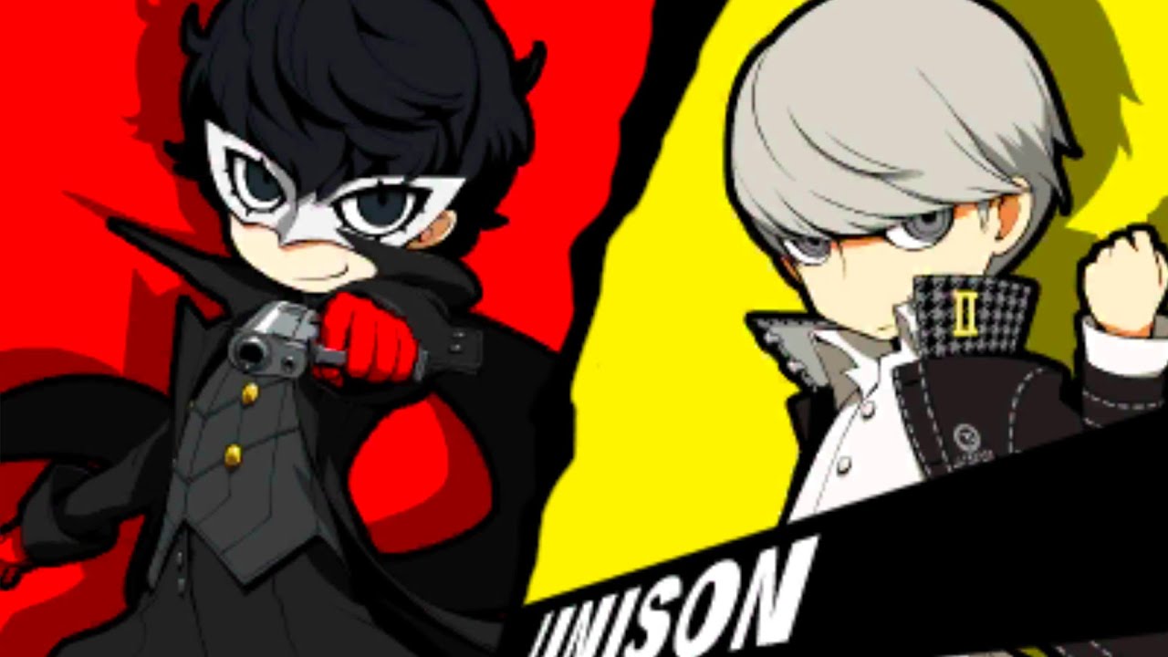 Persona Q2 HD - Joker and Yu Narukami Unison Attack - YouTube