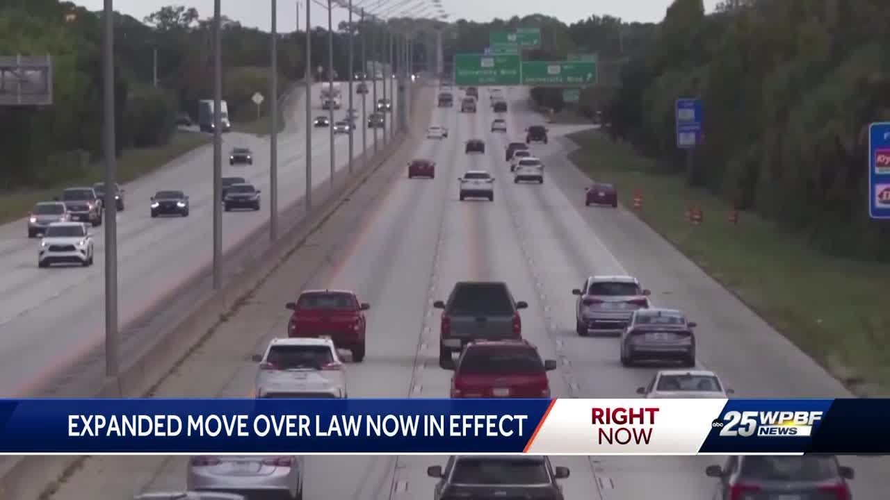 New Move Over Law takes effect across Florida - YouTube