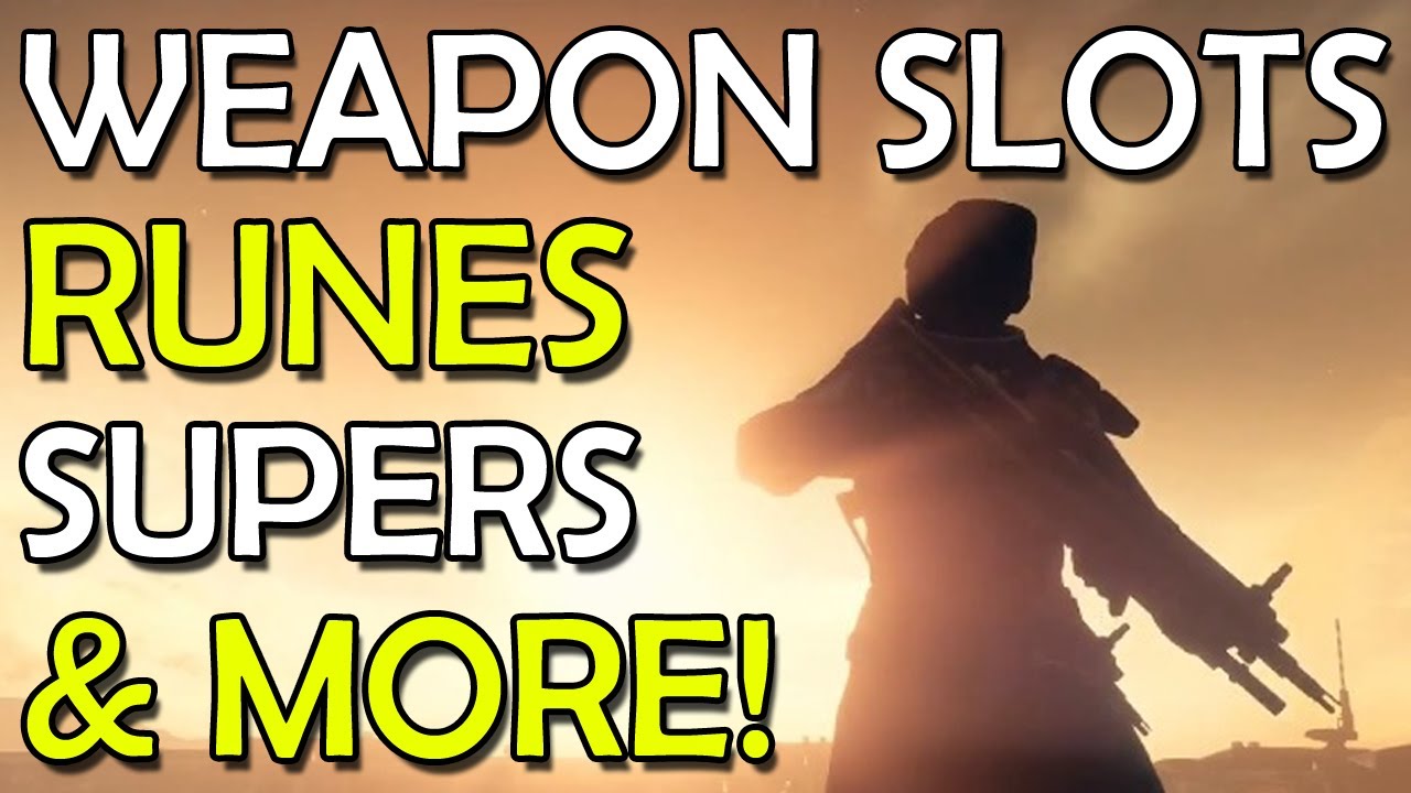Destiny News - Supers, Runes, Weapon Slots, Competitive Multiplayer ...