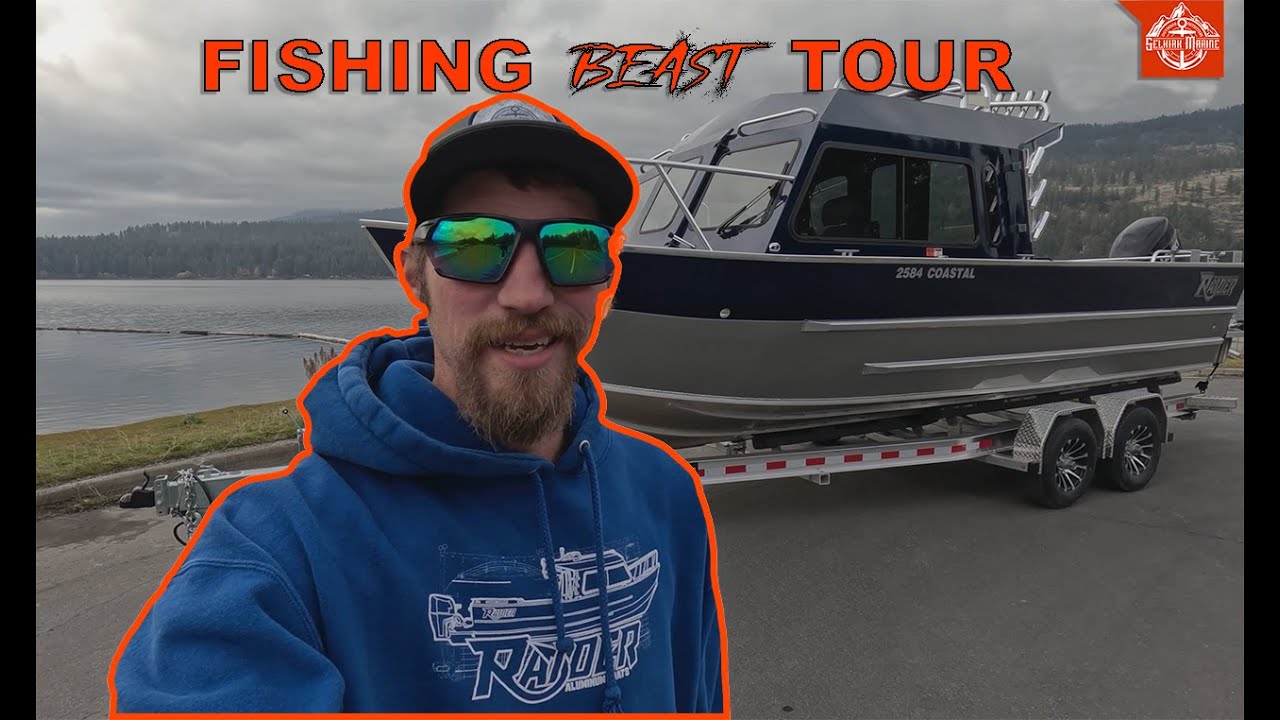 Selkirk Marine 2584 Coastal Walk Through Raider Aluminum Fishing Boat ...