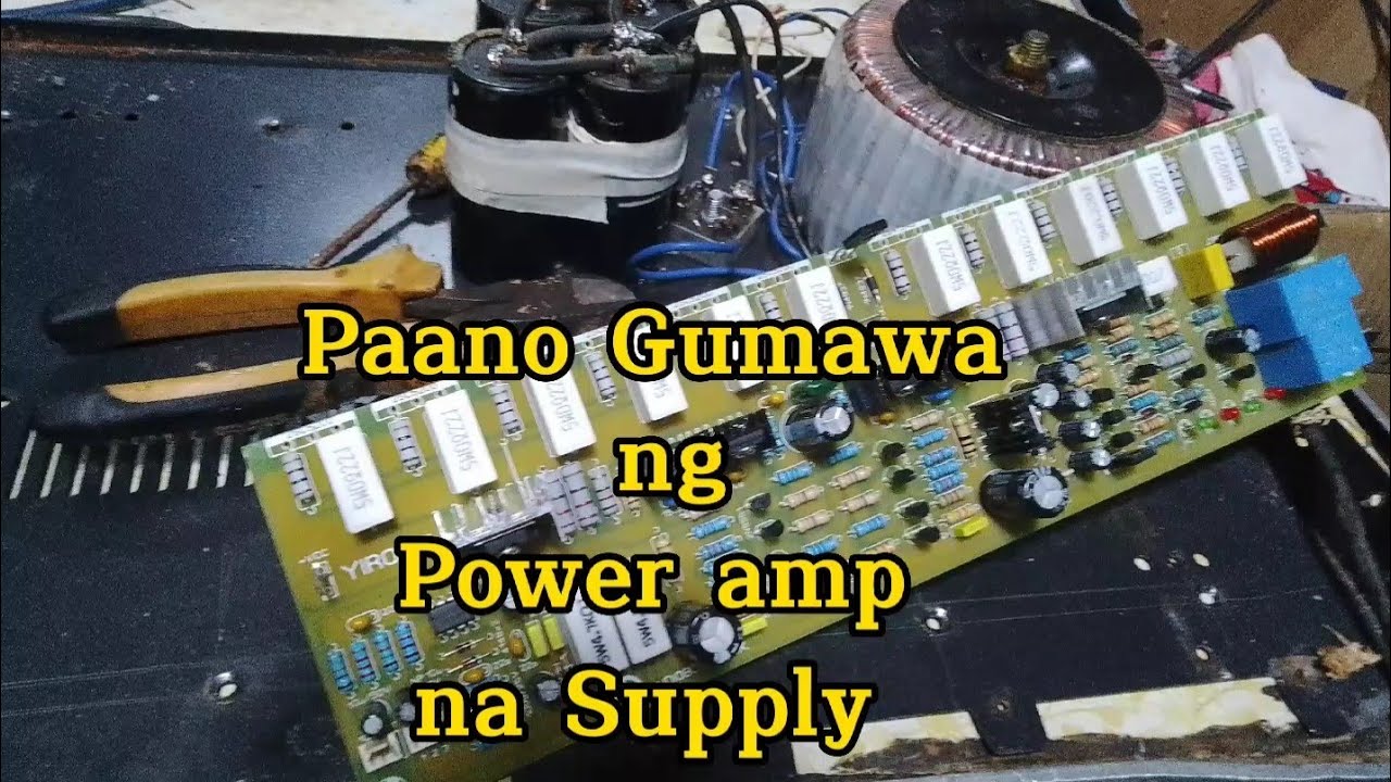 How to Assemble Power Amp Supply - YouTube