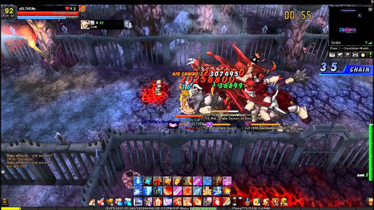 Lunia(루니아Z) - Devildom 1 sieg solo - YouTube