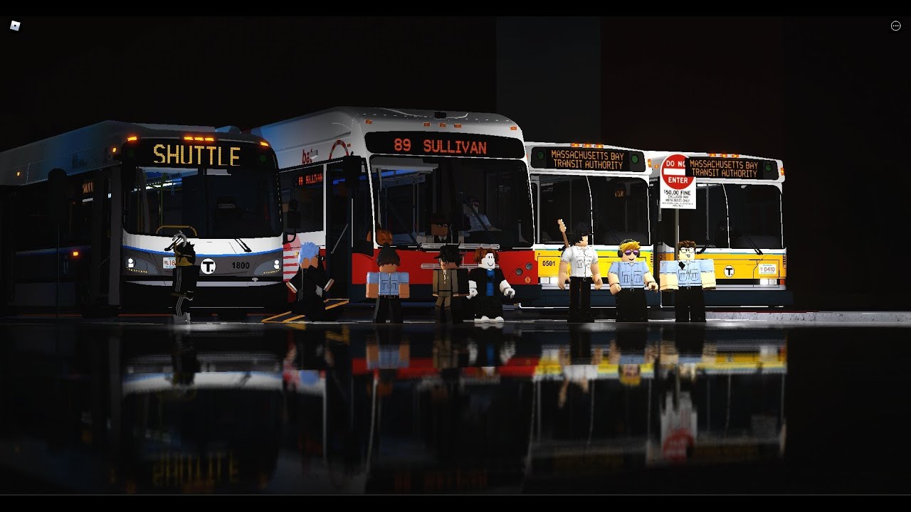 MBTA Boston Bus Simulator V2 Roblox I Drive A City Bus On The Road And ...