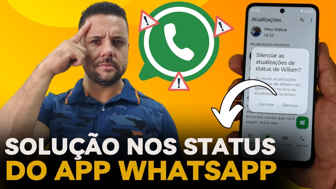 Não Recebo ATUALIZAÇÕES DE STATUS Dos Meus Contatos No WHATSAPP (Como ...