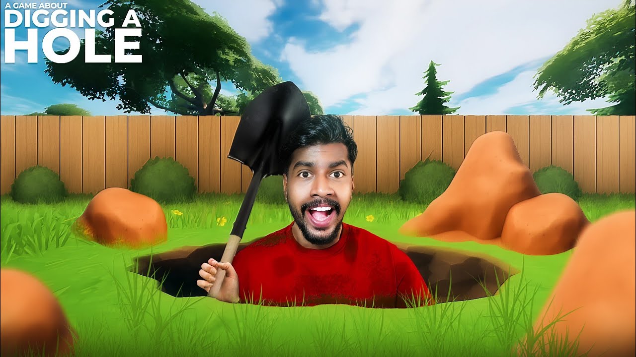 I DIG A BIG HOLE TO FIND THE HIDDEN TREASURE 🪙!! (Part 1) - YouTube