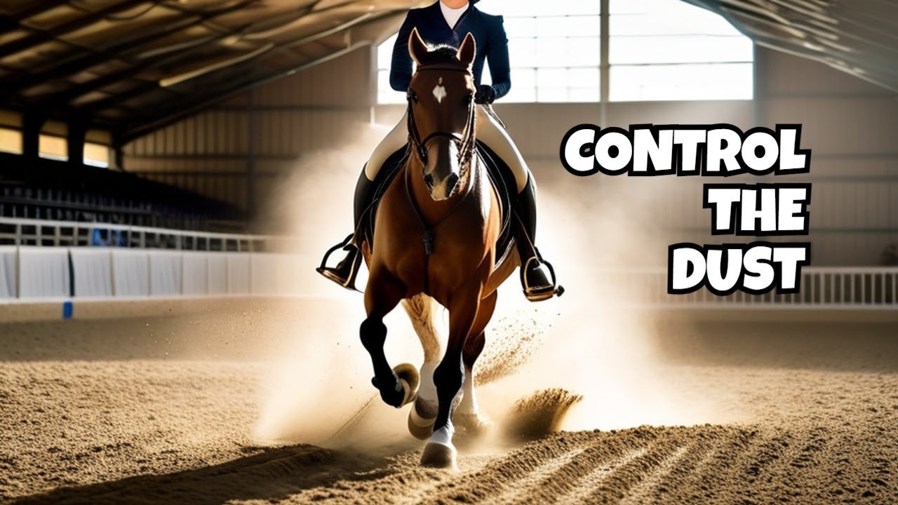 Indoor Horse Riding Dust Control. Equestrian riding. - YouTube