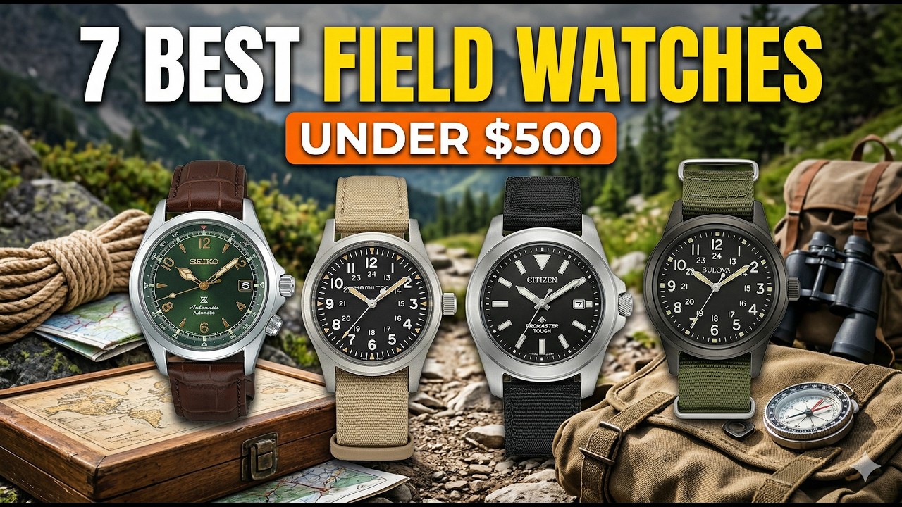 7 best field watches under $500 - YouTube