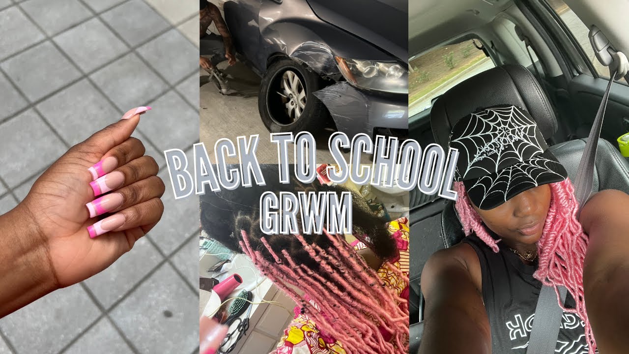 Realistic Prepare With Me For College |FAMU| : Hair, Nails, Car Crash ...