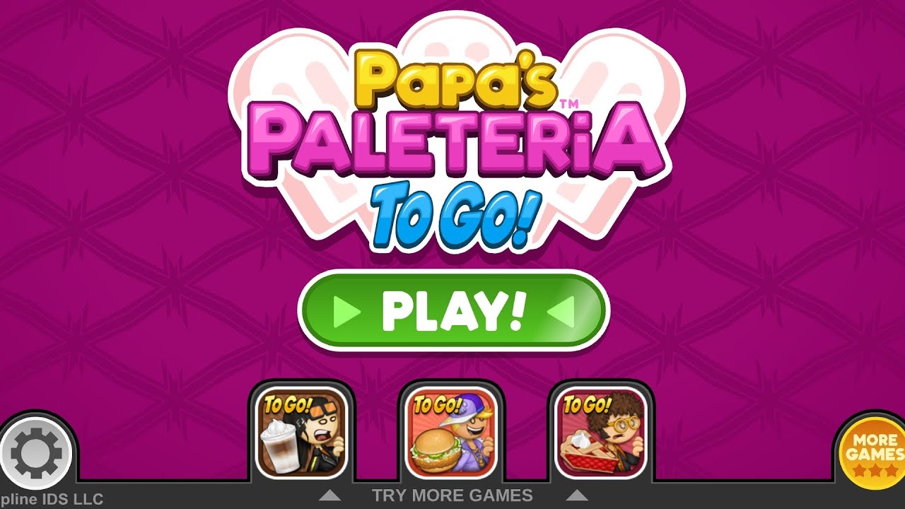 Gameplay Of Playing papa's Paleteria to go.(New intro) - YouTube
