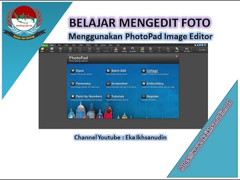 Belajar Edit Foto dengan PhotoPad Image Editor - YouTube