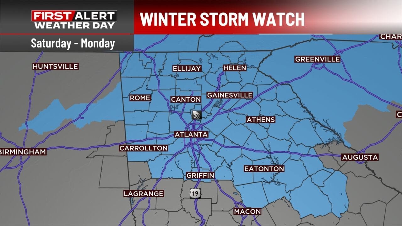 FIRST ALERT WEATHER: Atlanta, surrounding counties added to winter ...