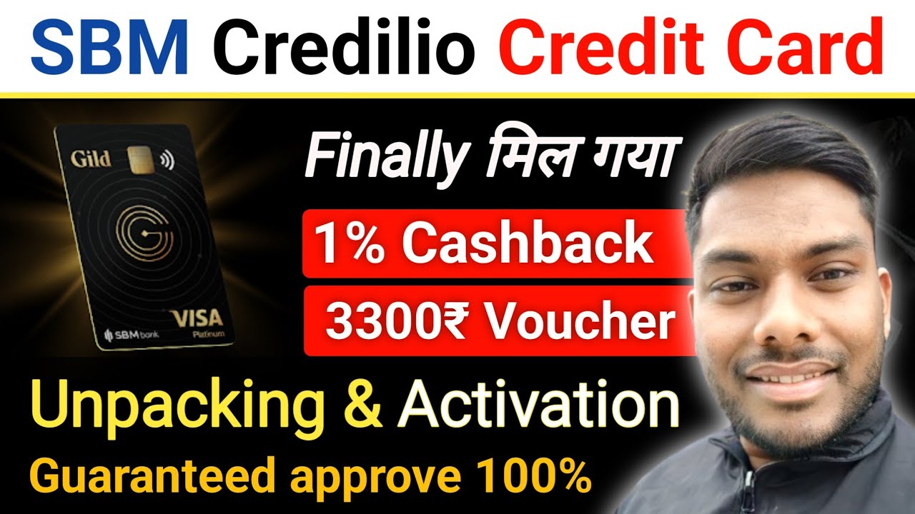 SBM Credilio Credit Card Unpacking & Activation Full Process 2024 - YouTube