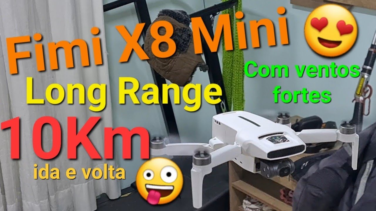 Fimi X8 Mini Long Range top 10km(ida e volta) mesmo com vento...Dronezinho Fantástico! - YouTube