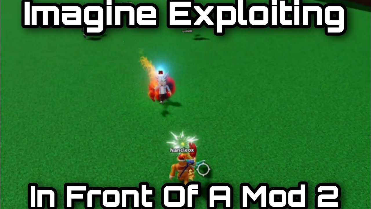 Imagine Exploiting And In Front Of A Mod 2 | Slap Battles - YouTube