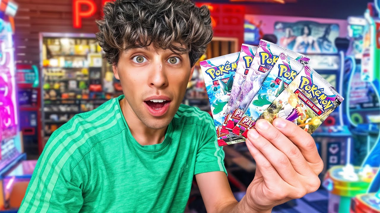 What’s Inside the LAST 5 Pokémon Card Packs at the Arcade?! - YouTube