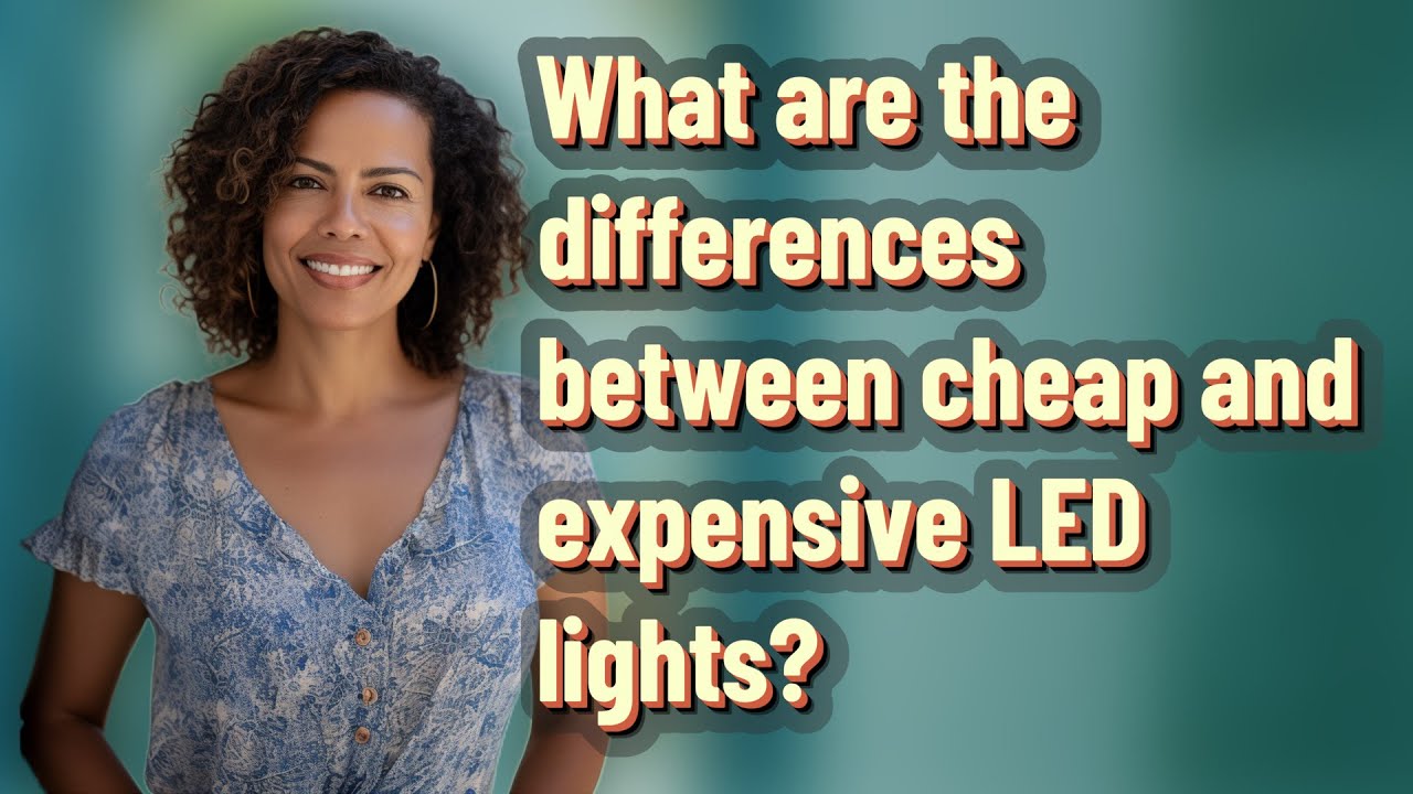 What are the differences between cheap and expensive LED lights? - YouTube
