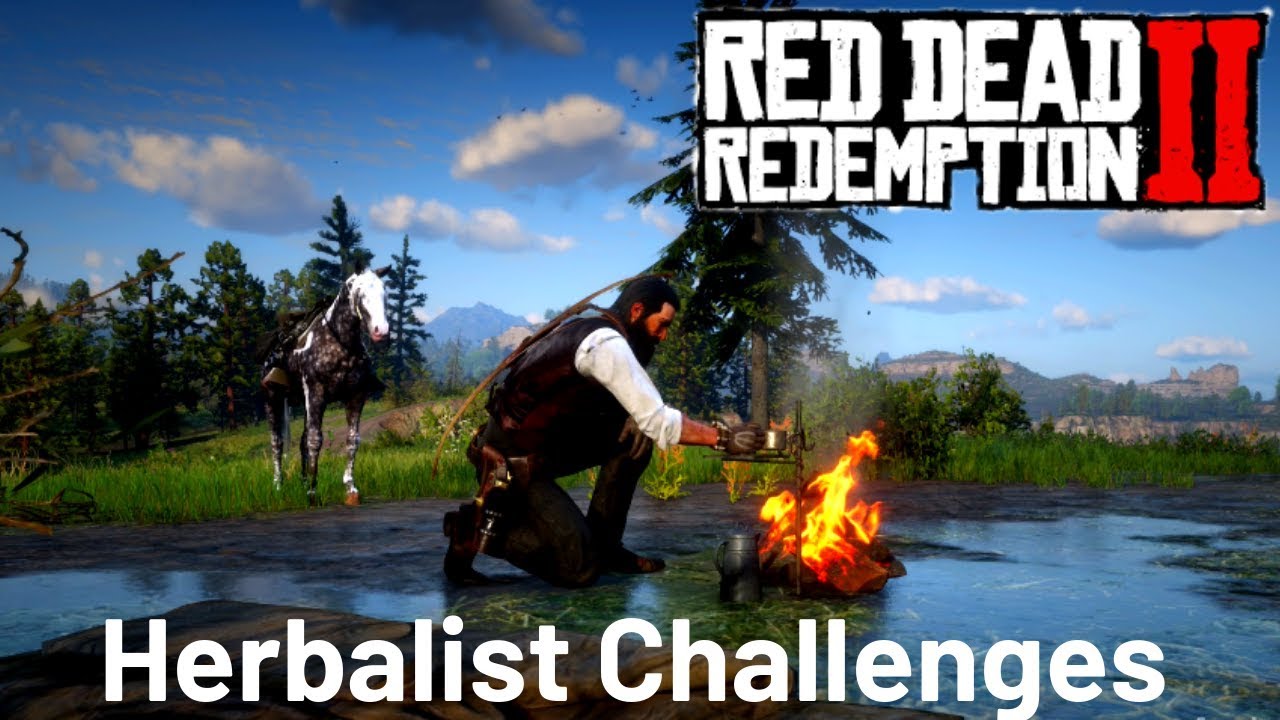 Red Dead Redemption 2 Herbalist Challenges Guide - YouTube