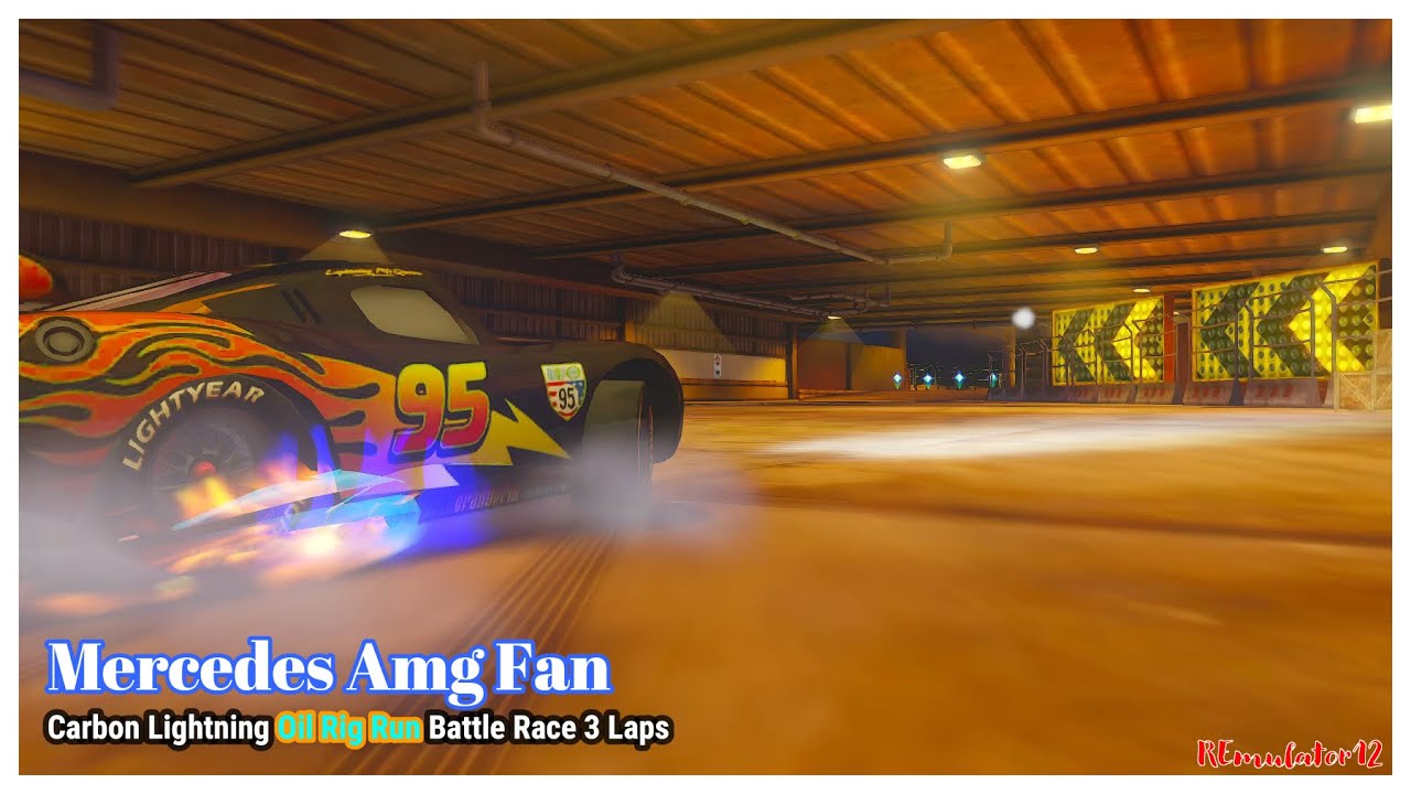 Cars 2 The Video Game | Carbon Fiber Lightning - Battle Race | Oil Rig ...