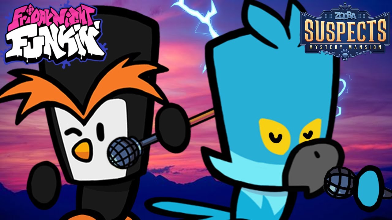 VS FUZZY!! MOD DE ZARDY | FNF x SUSPECTS MYSTERY MANSION - YouTube