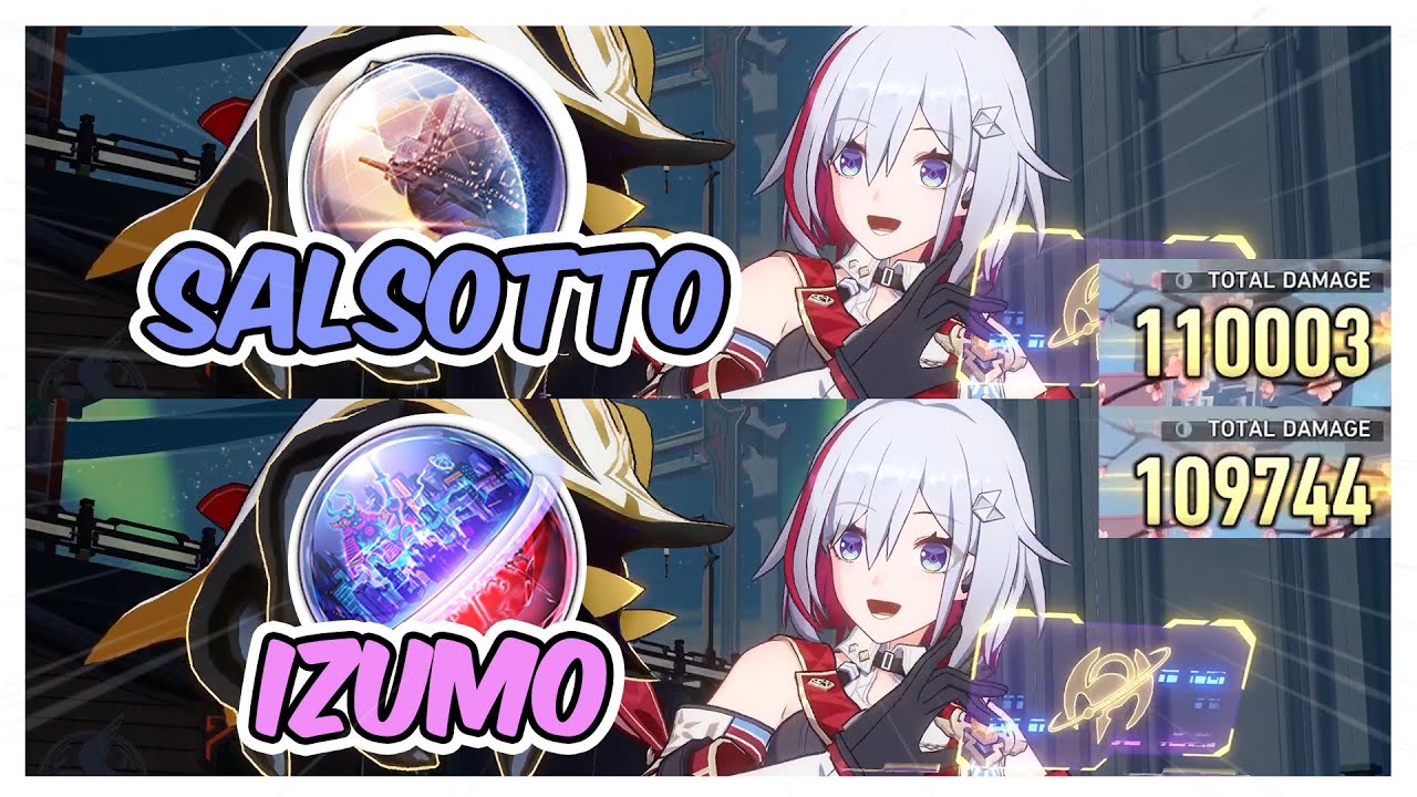 Topaz Izumo Gensei vs Inert Salsotto Planar Rope Comparison - Honkai ...