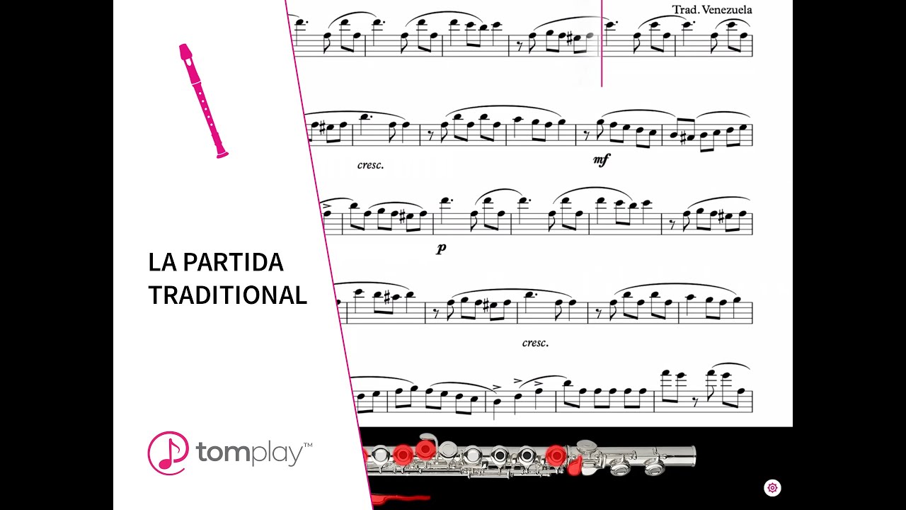 La Partida for Flute 🎶 - YouTube